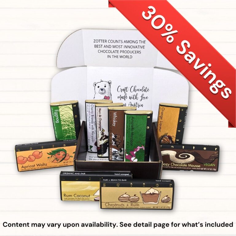 Premium Austrian Chocolates | Luxury Hand-Scooped Chocolate | Zotter USA